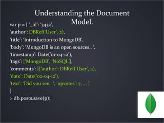 Mongodb Training Tutorial in Bangalore | PPT