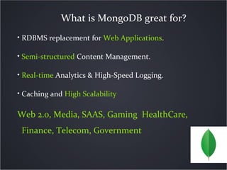 Mongodb Training Tutorial in Bangalore | PPT