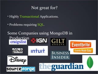 Mongodb Training Tutorial in Bangalore | PPT