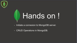 NoSQL with MongoDB | PPTX
