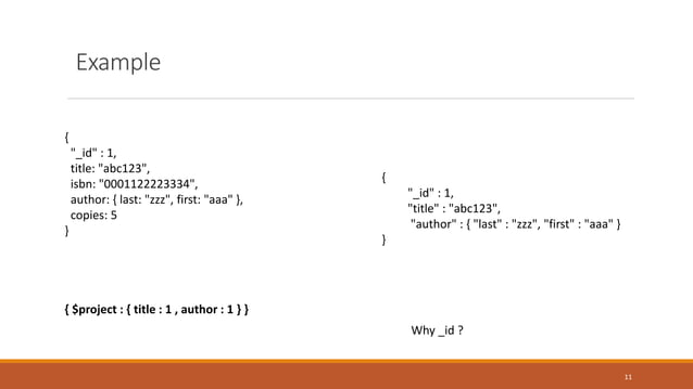 MongoDB Aggregation | PPTX