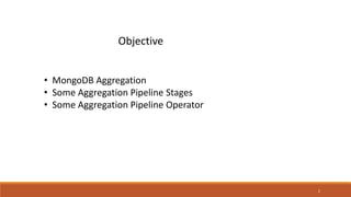 MongoDB Aggregation | PPTX