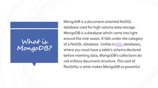 Mongo DB | PPT