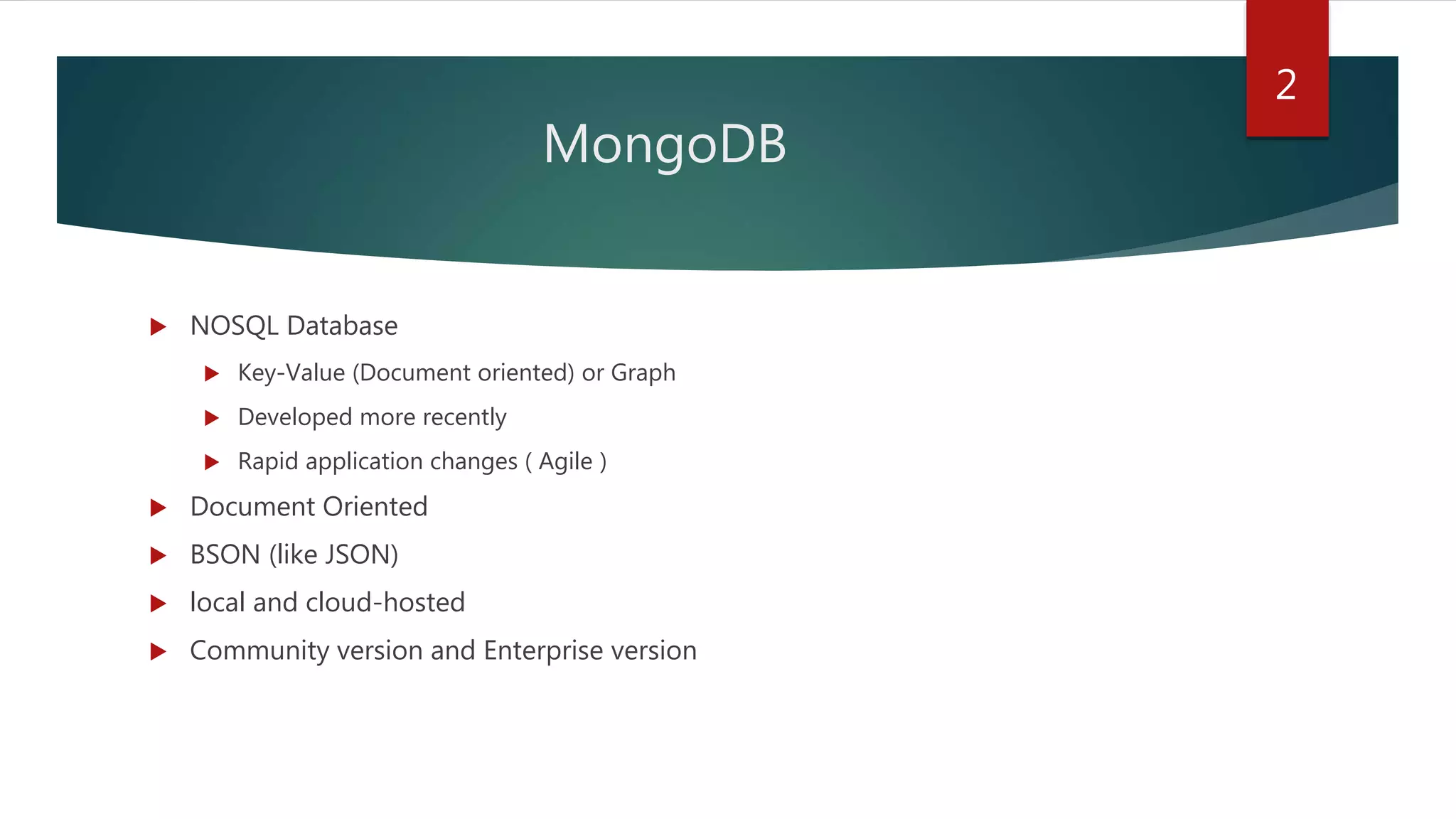 امنیت پایگاه داده MongoDB | PPTX | Databases | Computer Software and ...