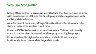 MongoDB.pptx | Databases | Computer Software and Applications