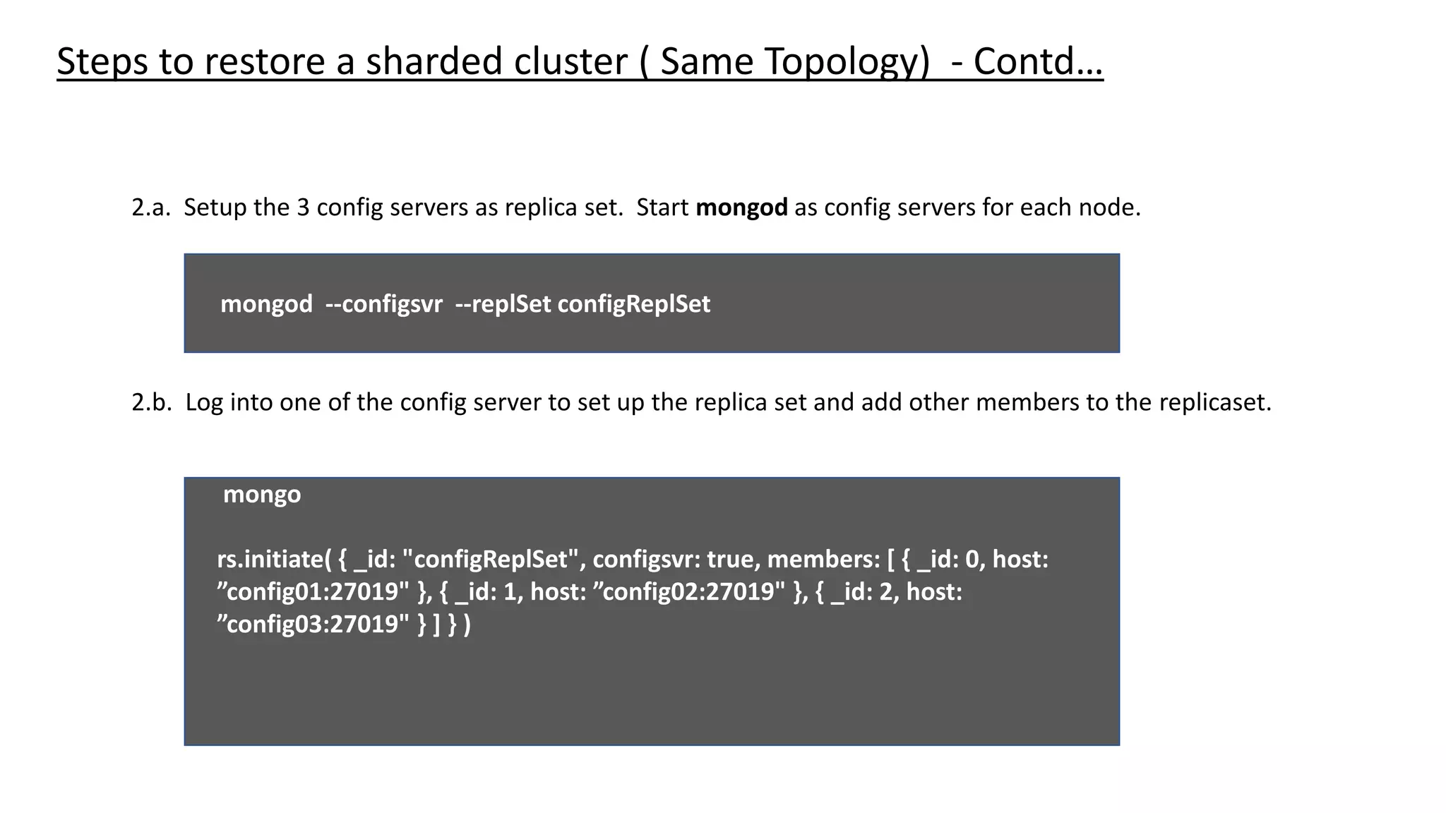 MongoDB Backup & Disaster Recovery | PPTX