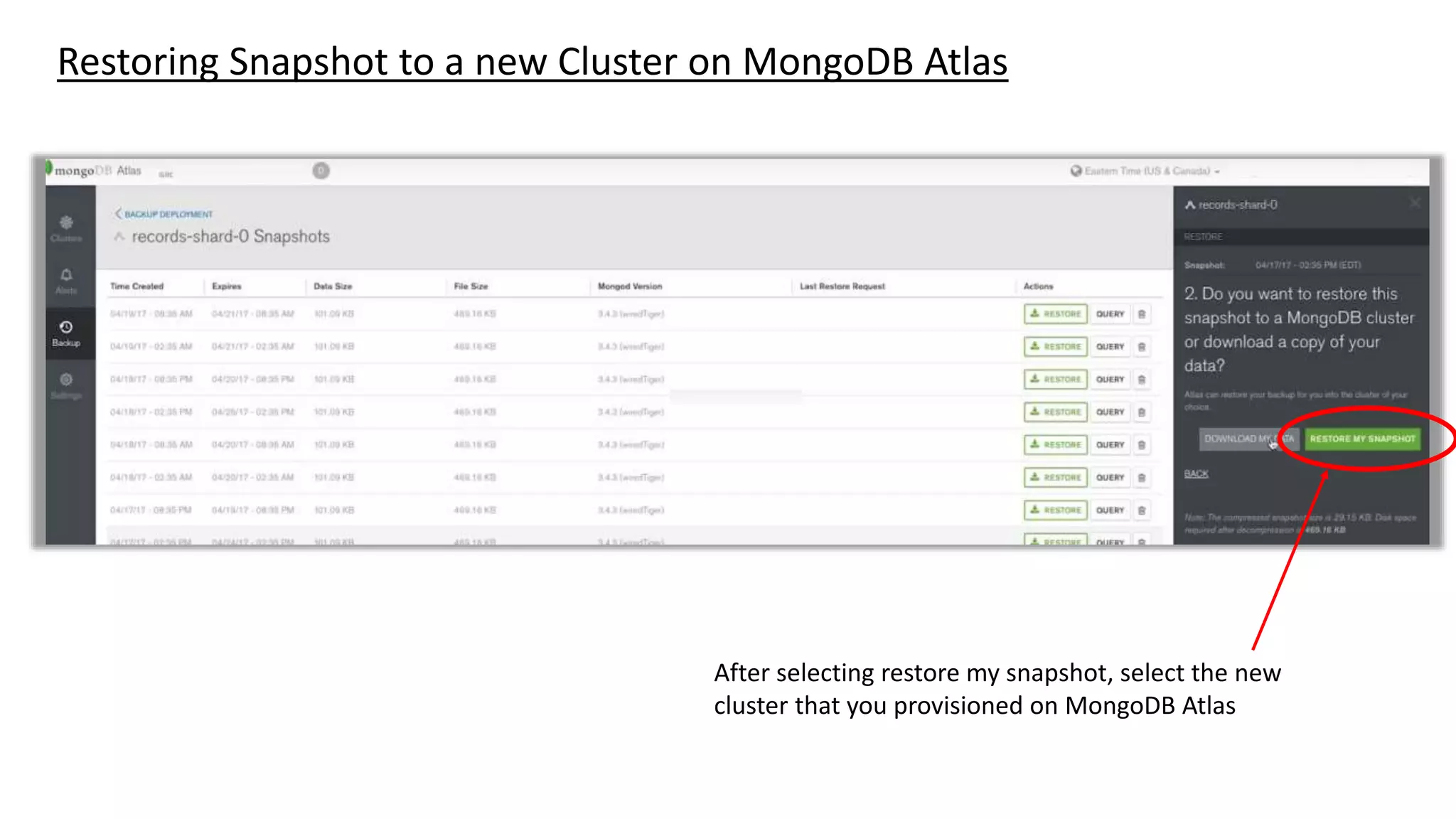MongoDB Backup & Disaster Recovery | PPTX