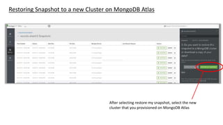 MongoDB Backup & Disaster Recovery | PPTX