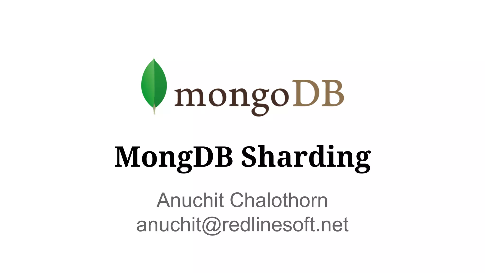 MongoDB Shard Cluster | PDF
