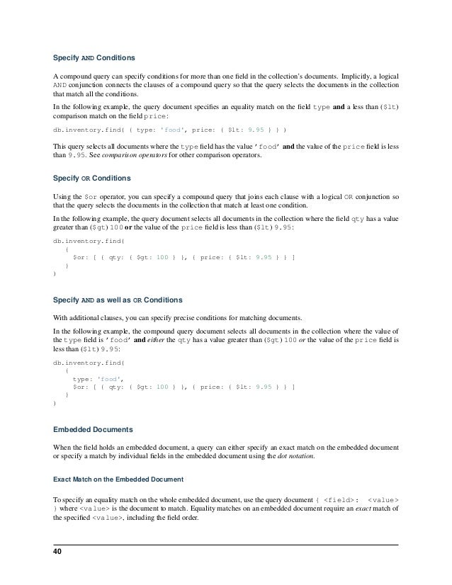 Mongo Db Crud Guide
