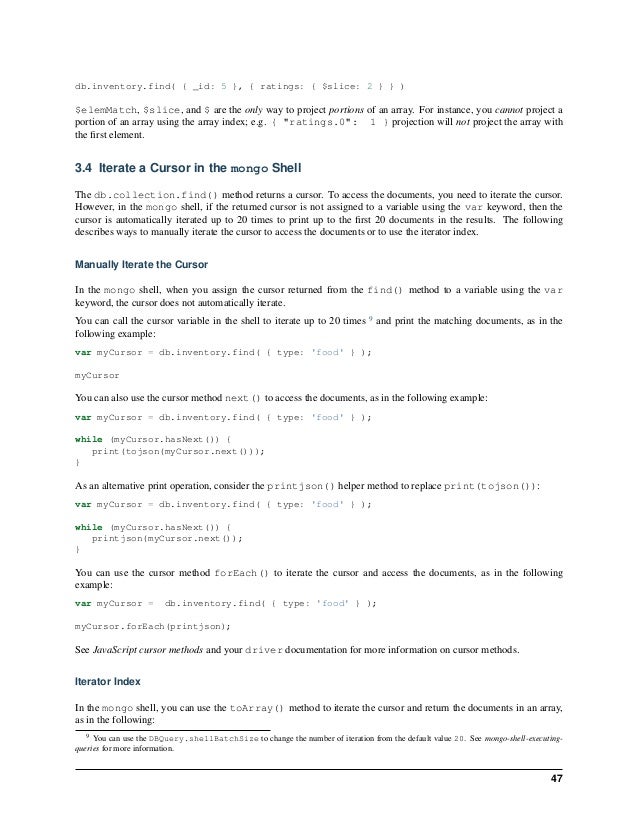 Mongo Db Crud Guide