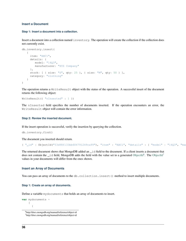 Mongo Db Crud Guide Pdf