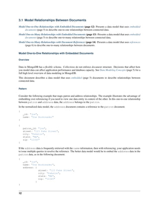 Mongo db data-models-guide | PDF