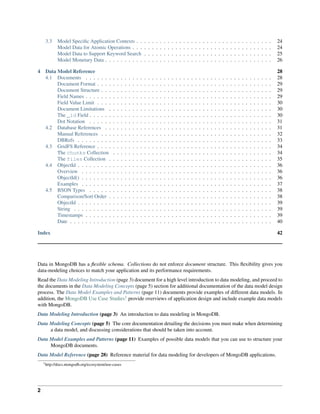 Mongo db data-models-guide | PDF