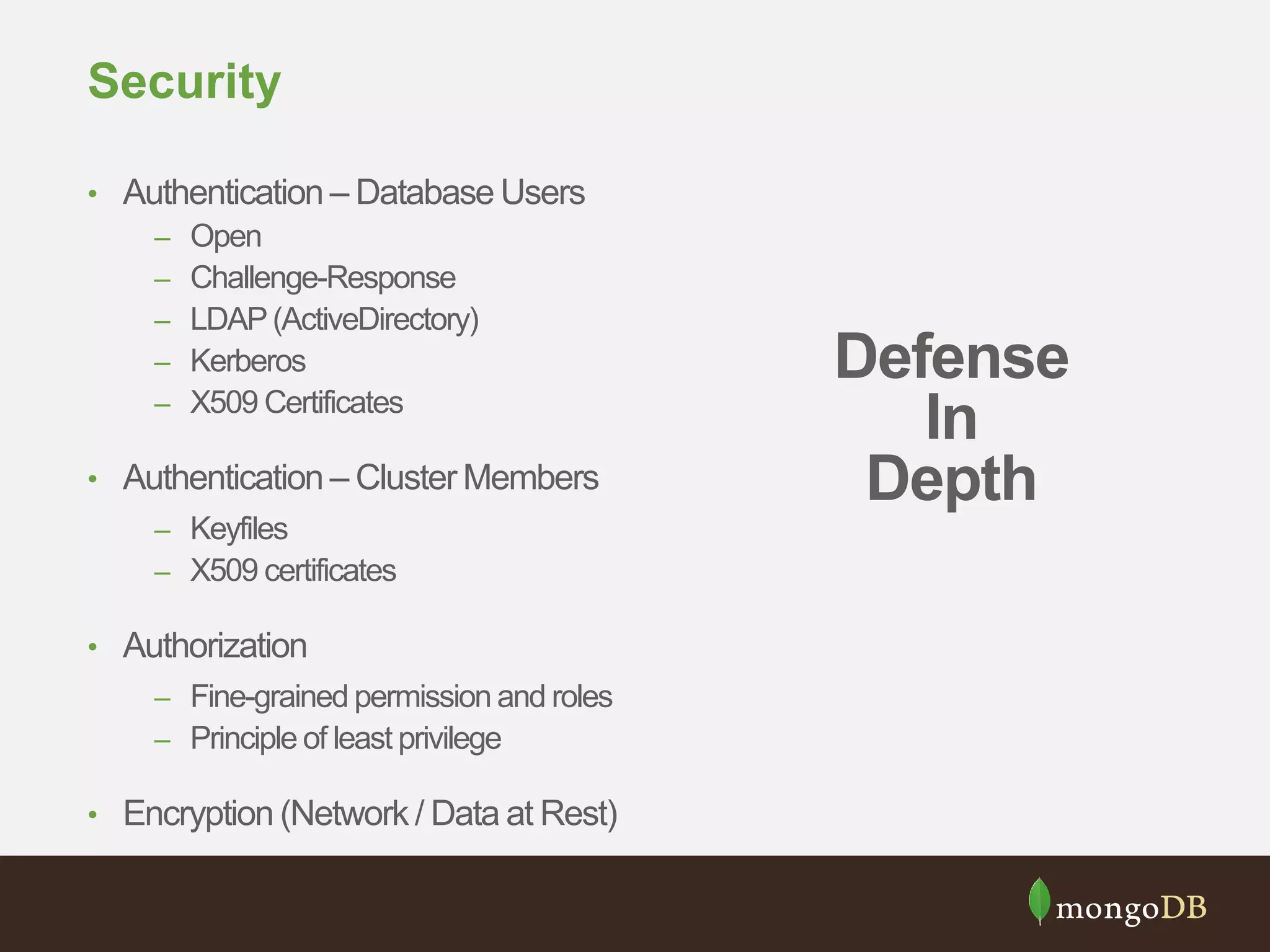 MongoDB Deployment Checklist | PPT
