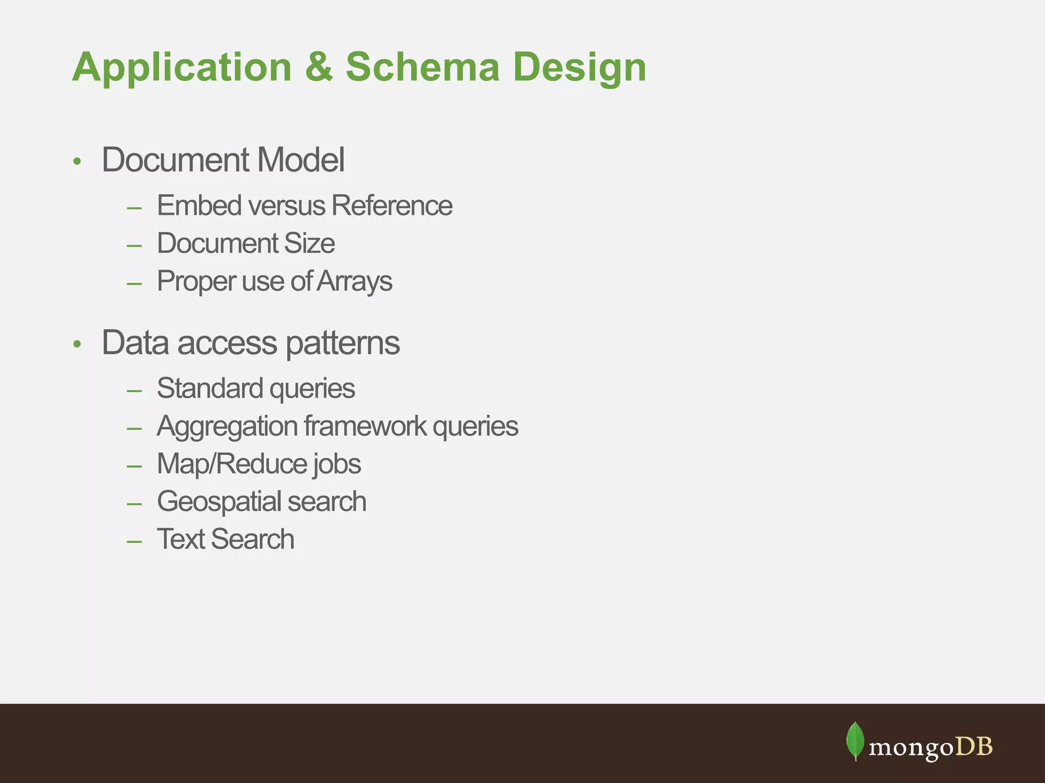 MongoDB Deployment Checklist | PPT