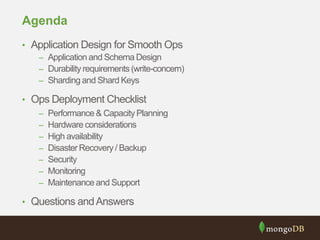 MongoDB Deployment Checklist | PPT