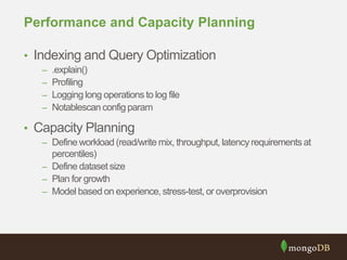 MongoDB Deployment Checklist | PPT