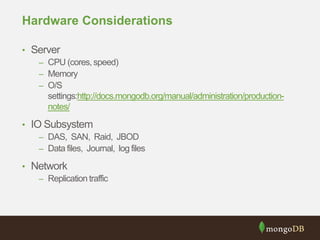 MongoDB Deployment Checklist | PPT