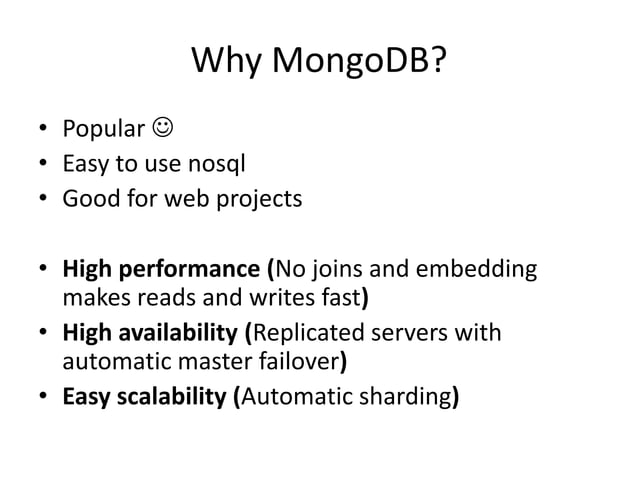 Mongo Db First Steps With Csharp Ppt