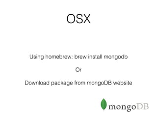 Starting with MongoDB | PPT