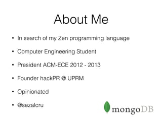 Starting with MongoDB | PPT