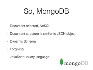 Starting with MongoDB | PPT