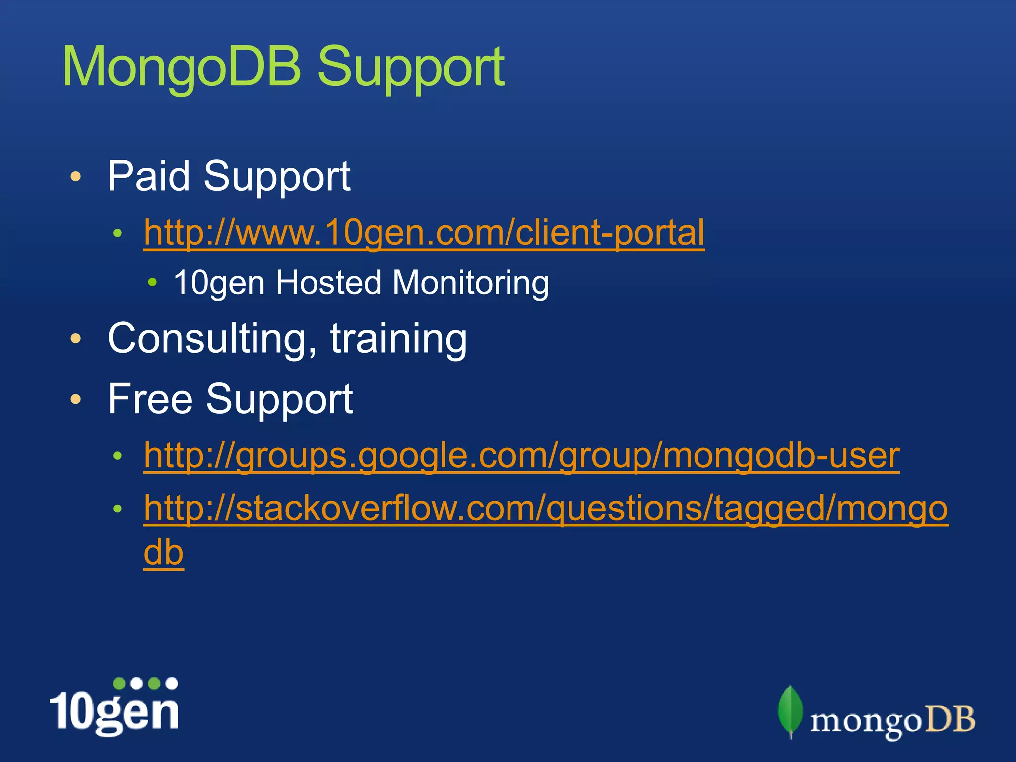 MongoDB: An Introduction - june-2011 | PPT