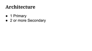 MongoDB Replication Cluster | PDF | Databases | Computer Software and Applications