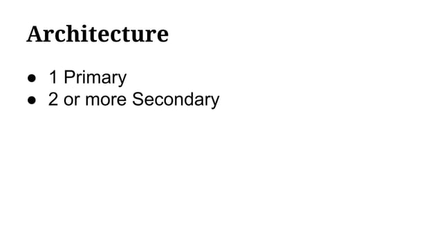 Mongodb Replication Cluster Pdf Databases Computer Software And Applications