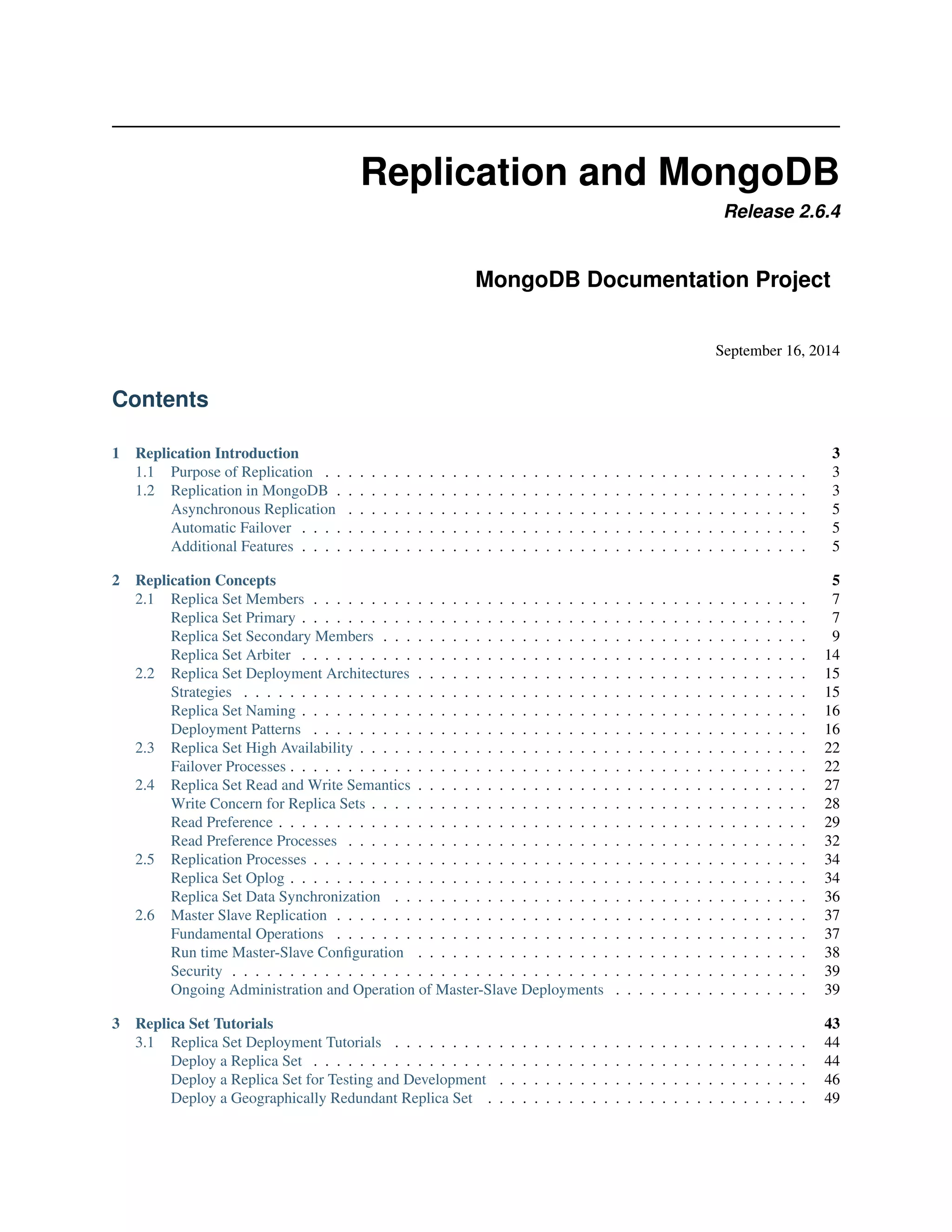 Mongo db replication guide | PDF | Databases | Computer Software and Applications
