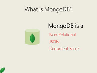 MongoDB 101 | PPT