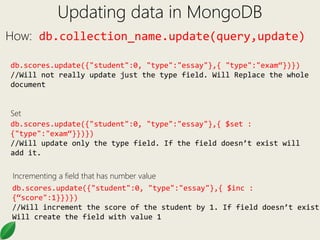 Mongo DB 102 | PPT