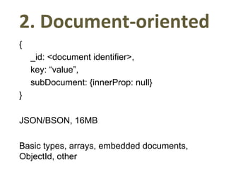 Meetup#1: 10 reasons to fall in love with MongoDB | PPT
