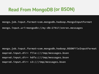 Analytics with MongoDB Aggregation Framework and Hadoop Connector | PDF