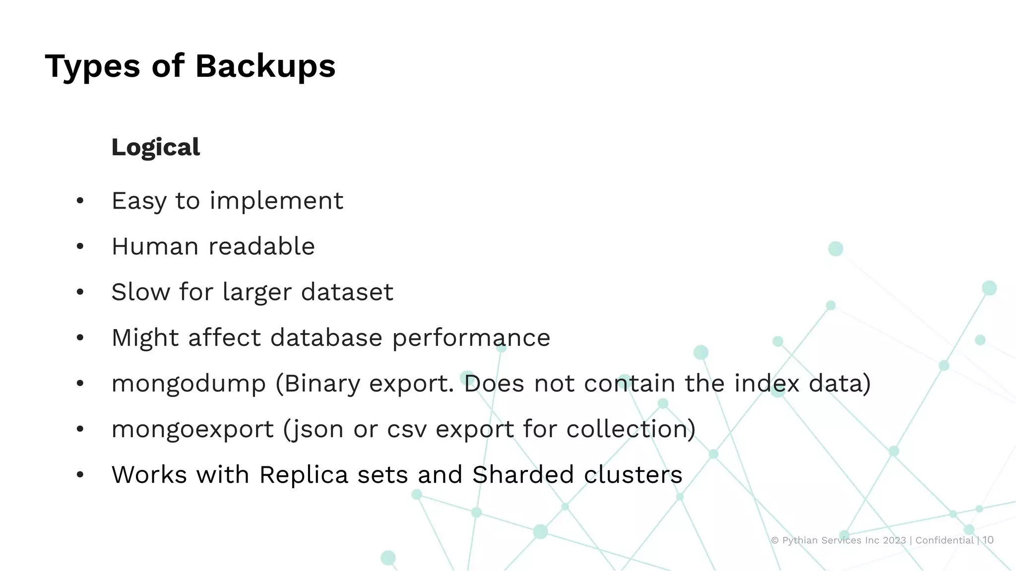 MongoDB Backups and PITR | PDF