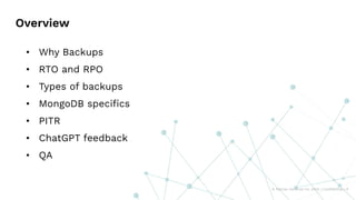 MongoDB Backups and PITR | PDF