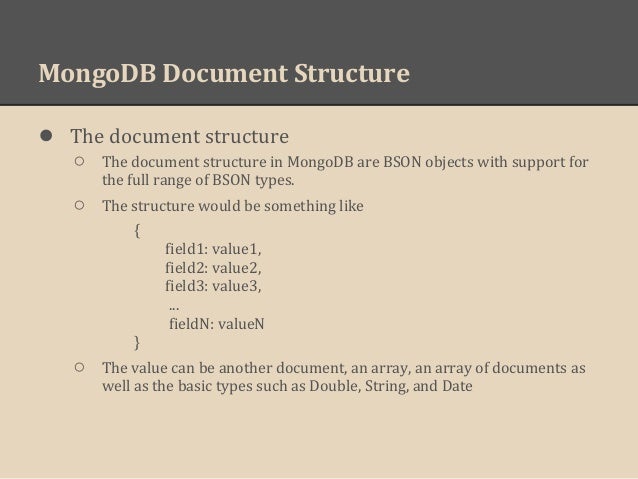 Mongo Db Basics