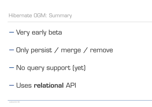Java Persistence Frameworks for MongoDB | PPT