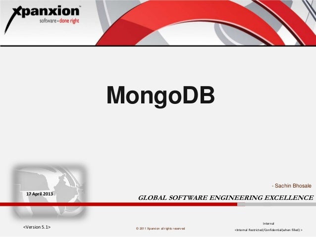 Mongodb Introduction And Data Modelling