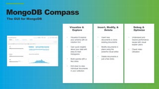 Webinar: MongoDB Compass - Data navigation made easy | PPT