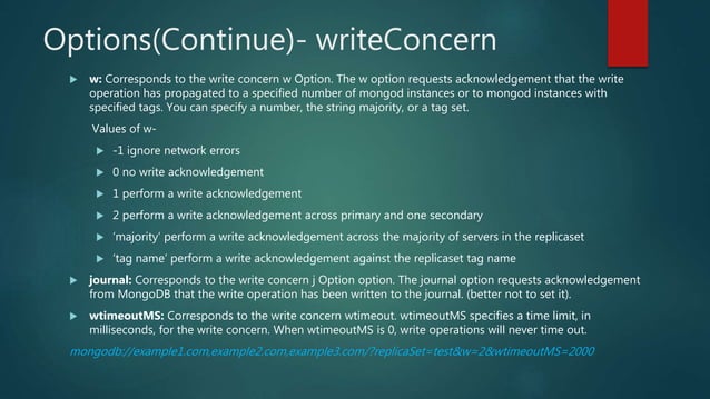 Mongodb Connection String Ppt