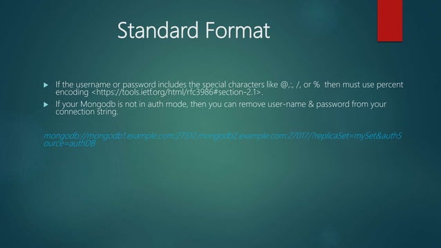 Mongodb Connection String Ppt