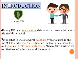 mongodb crud operations with detailed.ppt