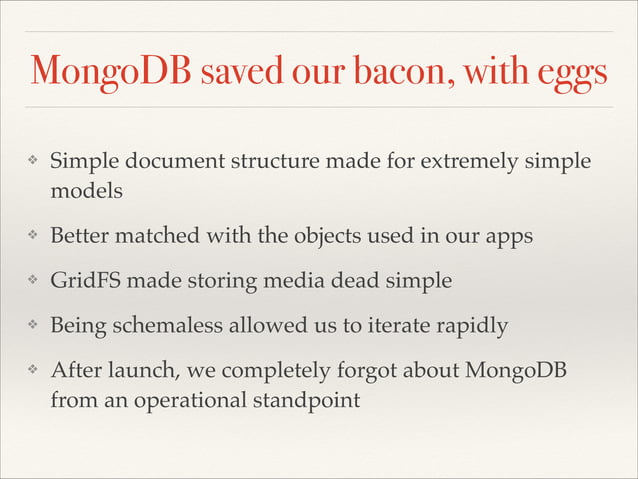MongoDB, Development and You | PPT