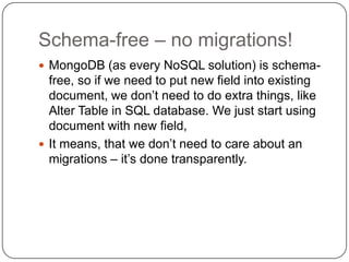 Mongo db – document oriented database | PPT