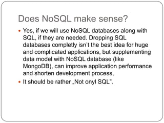Mongo db – document oriented database | PPTX