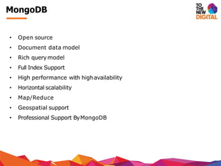 MongoDb and NoSQL | PPTX