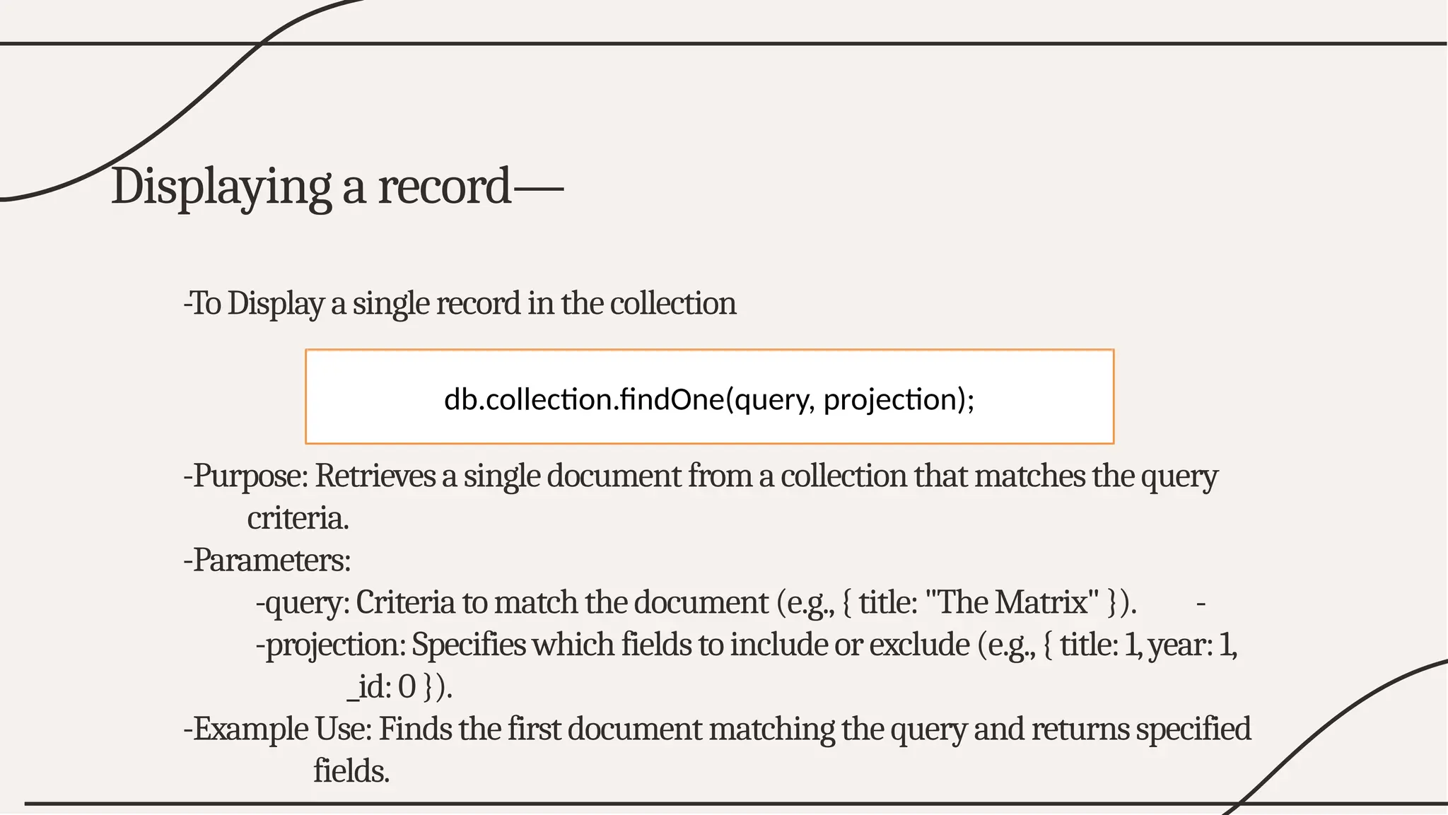 MongoDb implementation and screenshots for easier understanding | PPT