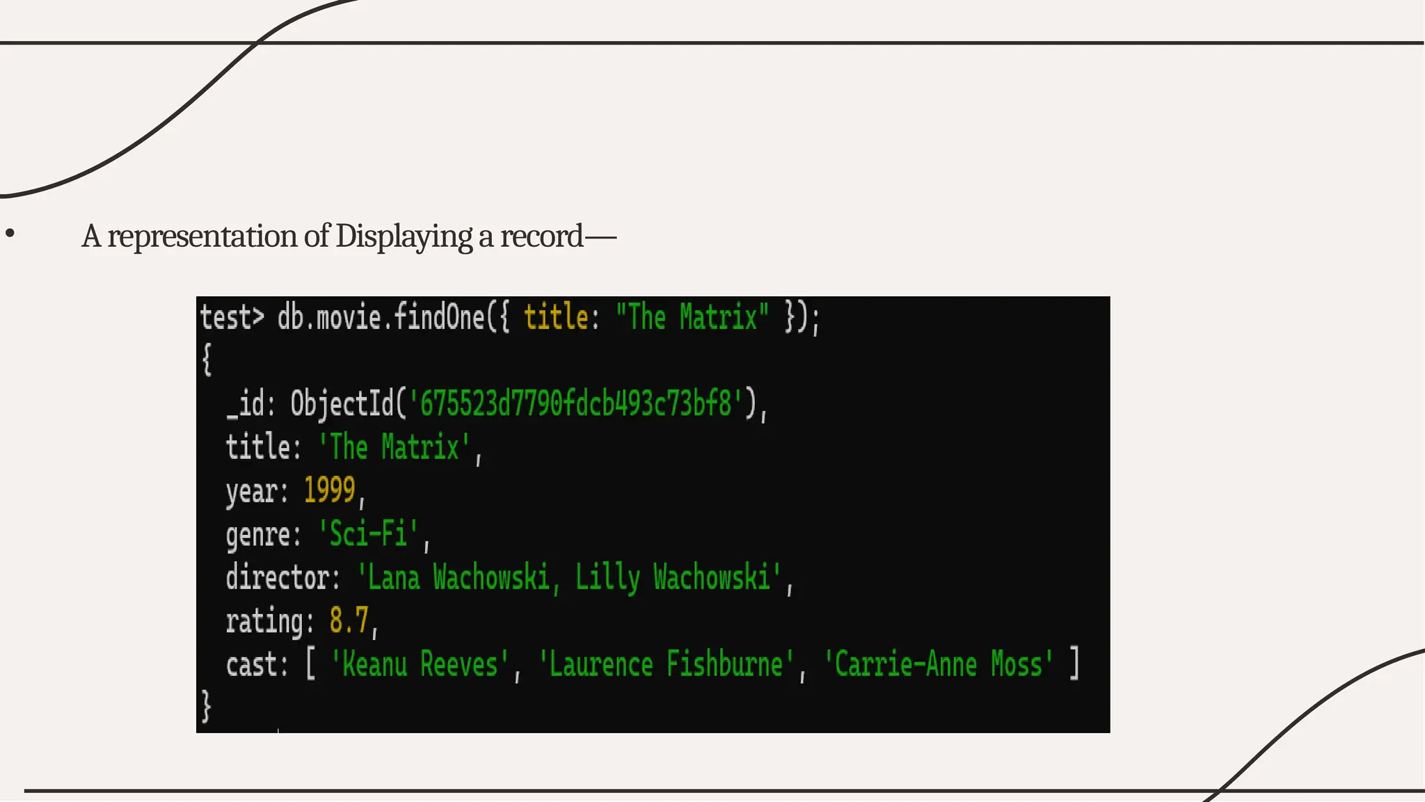 MongoDb implementation and screenshots for easier understanding | PPT